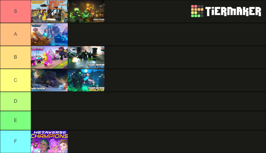 TDS Event List Tier List (Community Rankings) - TierMaker