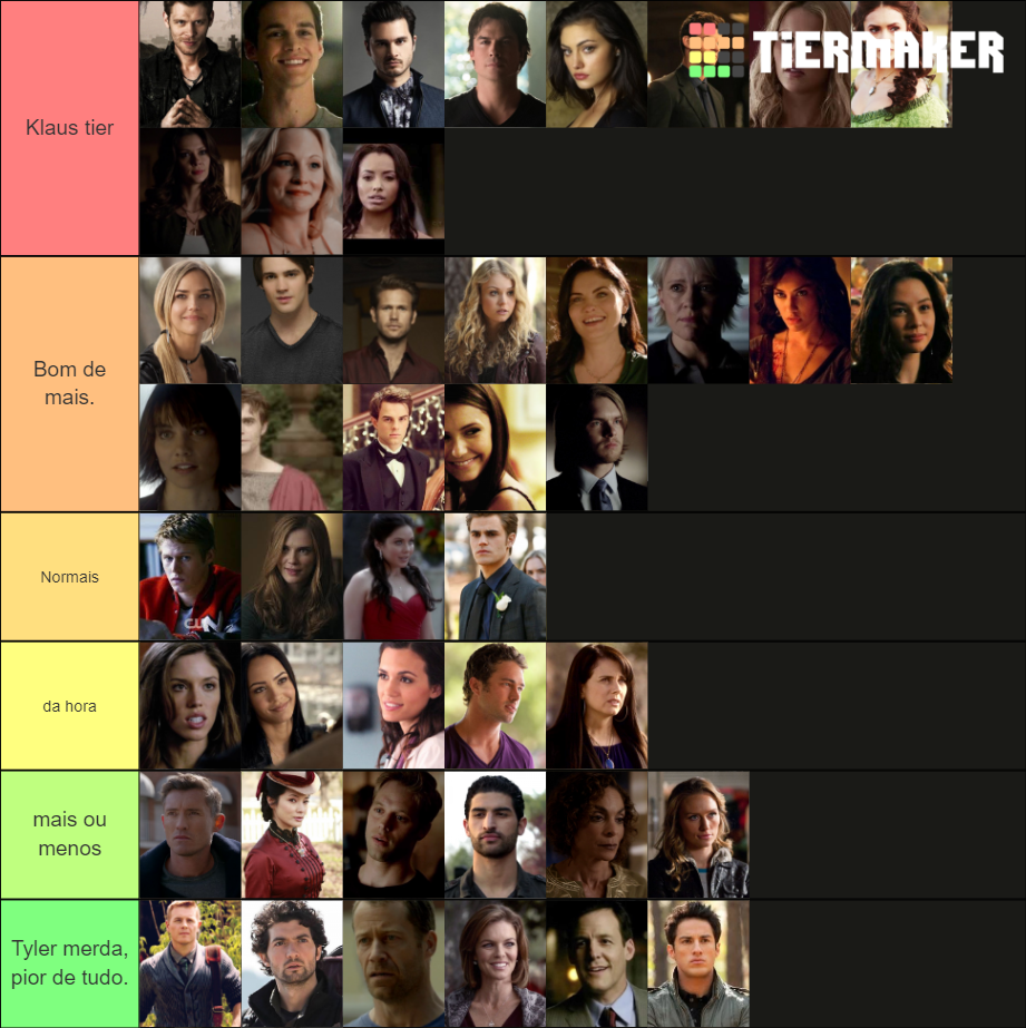The Vampire Diaries characters Tier List (Community Rankings) - TierMaker
