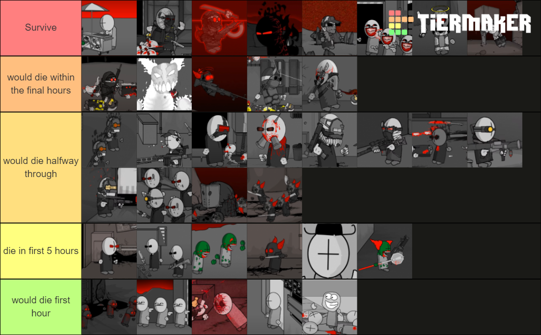 madness combat all characters Tier List (Community Rankings) - TierMaker madness combat all characters Tier List (Community Rankings) - TierMaker