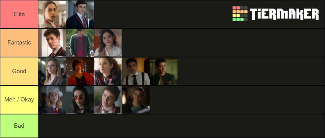 Elite characters Tier List (Community Rankings) - TierMaker