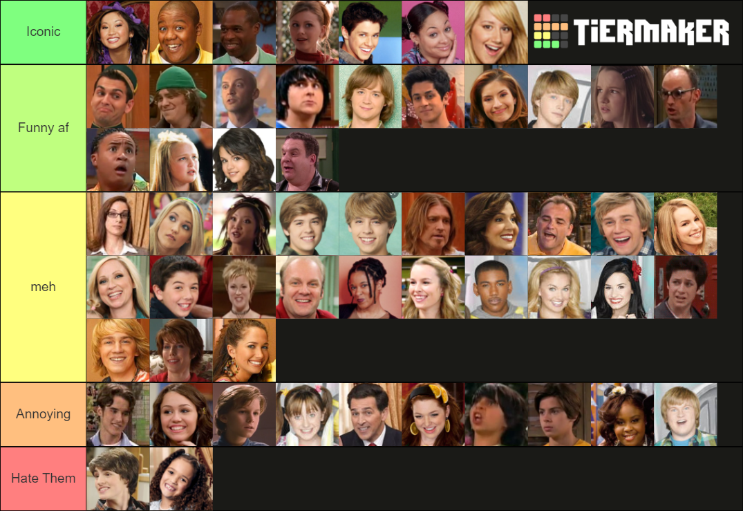 Disney Channel Sitcom Characters Tier List Community Rankings TierMaker Disney Channel Sitcom Characters Tier List Community Rankings TierMaker