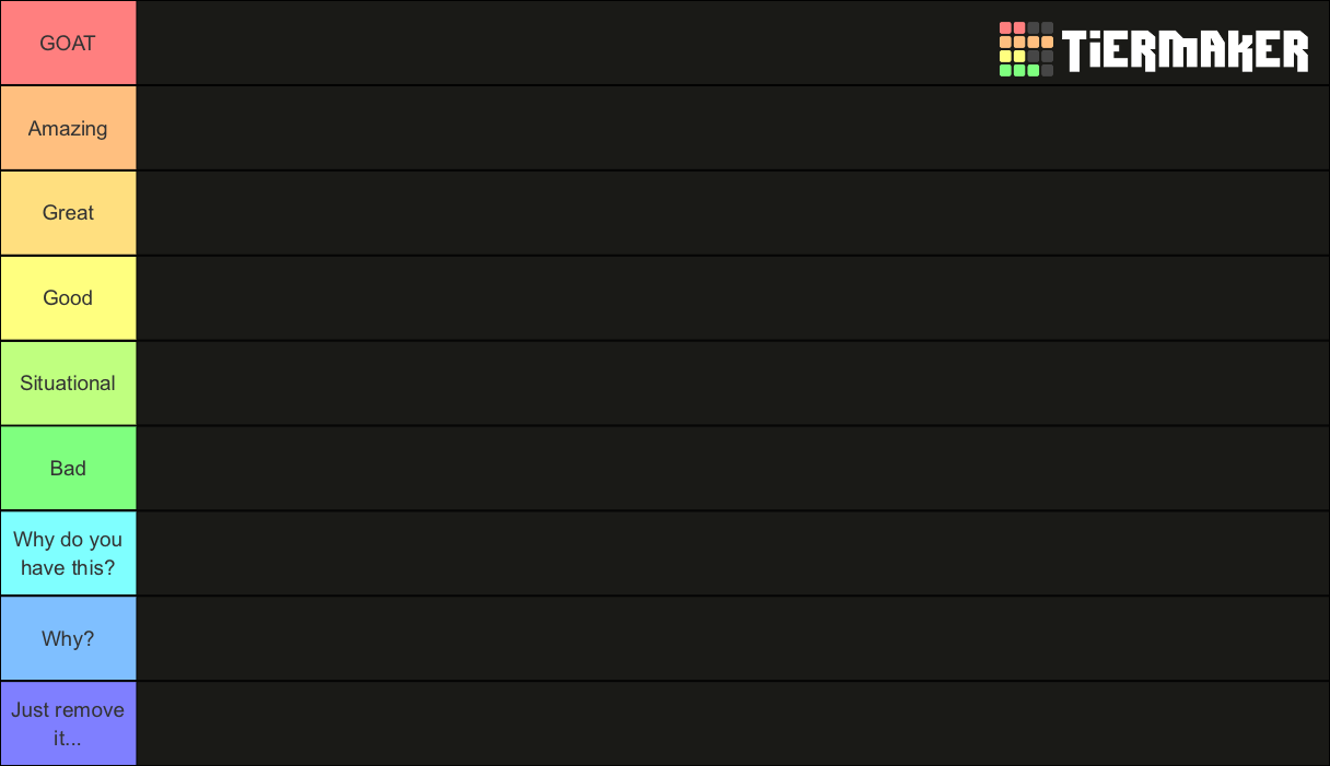 Fortnite Items Tier List (Community Rankings) - TierMaker