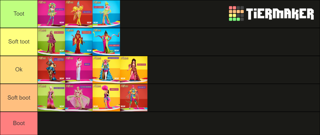RPDR S14 promo Tier List (Community Rankings) - TierMaker