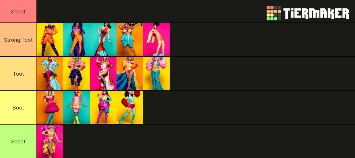 Toot or Boot: RPDR Season 11 Promo Looks Tier List (Community Rankings ...