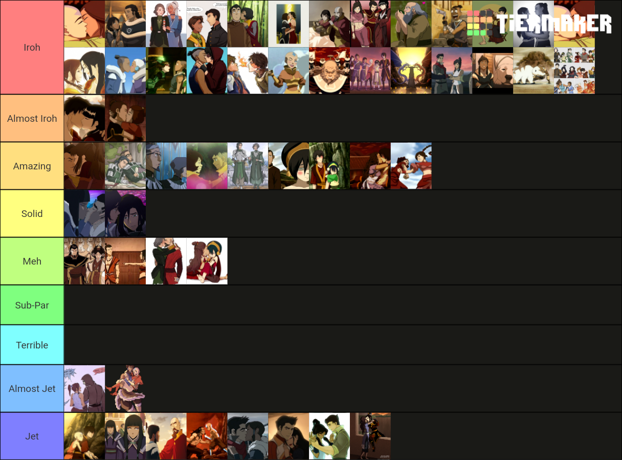 ATLA and TLOK Ships Tier List (Community Rankings) - TierMaker