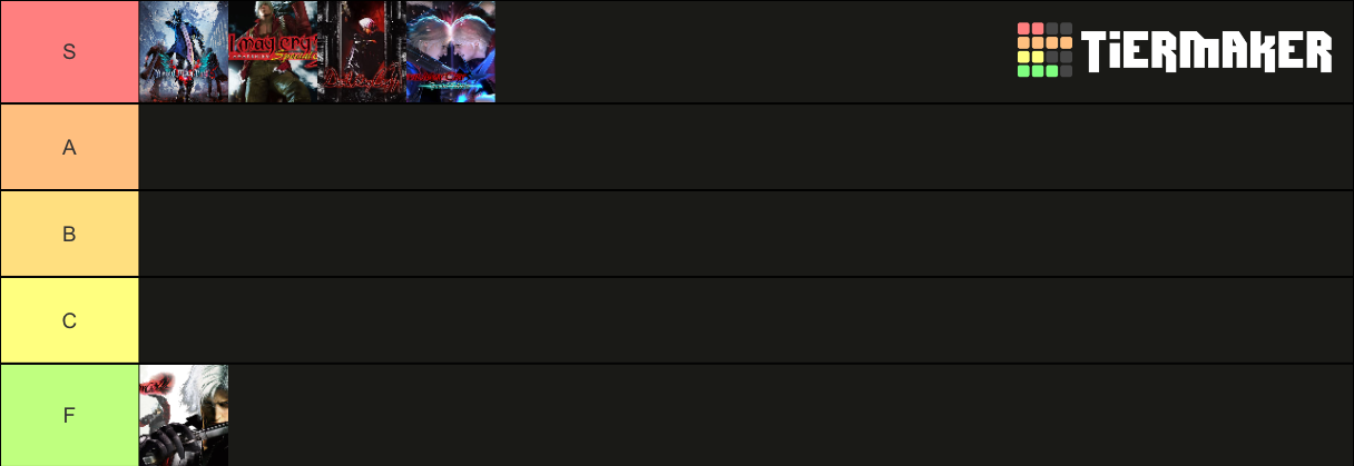 Devil May Cry Tier List (Community Rankings) - TierMaker