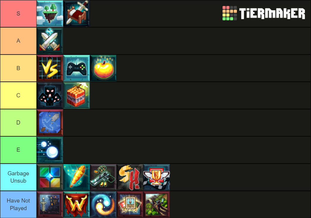 All Hypixel Minigames Tier List (Community Rankings) - TierMaker