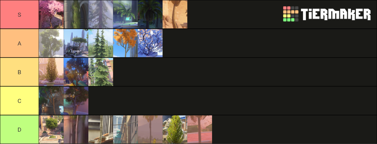 overwatch trees Tier List (Community Rankings) - TierMaker