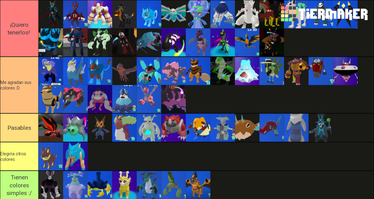 Gamma gleaming (route 1 - route 8) Tier List (Community Rankings ...