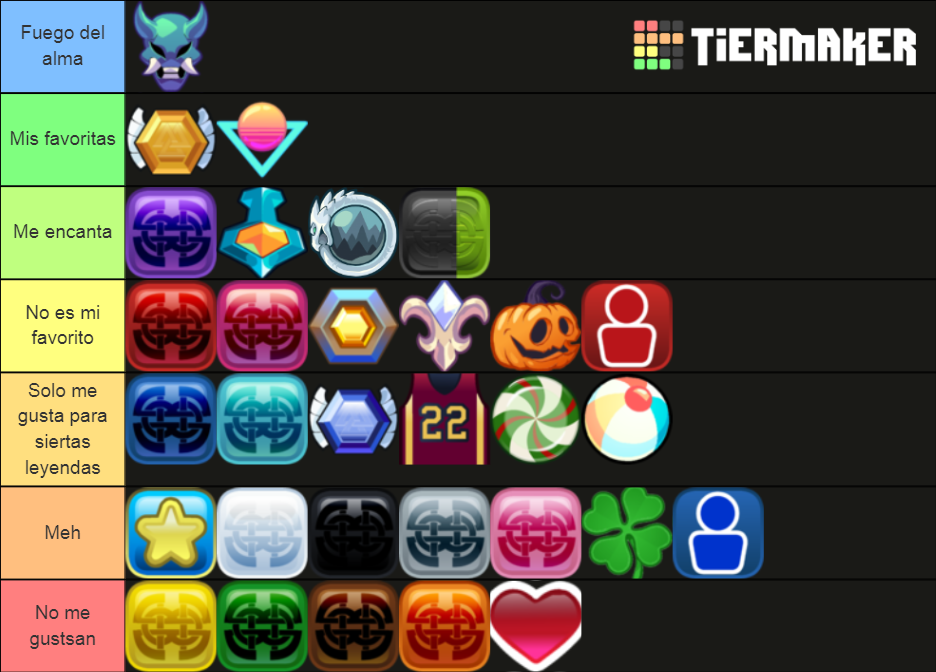 Brawlhalla Colors Tier List (Community Rankings) - TierMaker