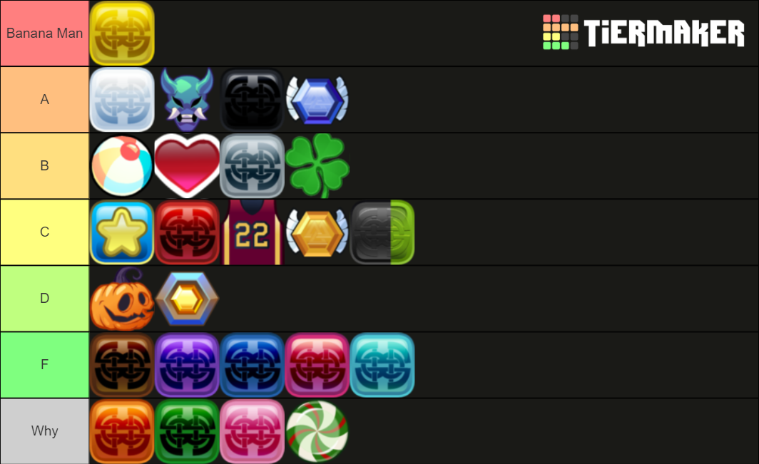 Brawlhalla colors (2020) UPDATED Tier List (Community Rankings) - TierMaker