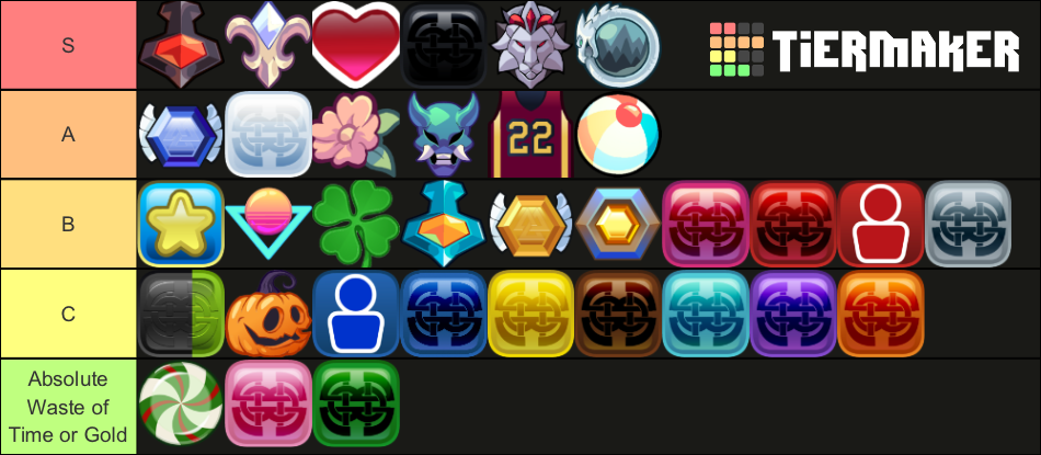 Brawlhalla Colors 2021 Tier List (Community Rankings) - TierMaker