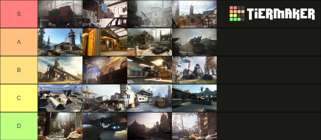 COD MW Maps Tier List (Community Rankings) - TierMaker