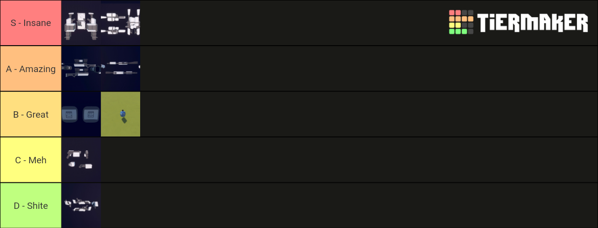 Rec Room Paintball Weapons Tier List (Community Rankings) - TierMaker