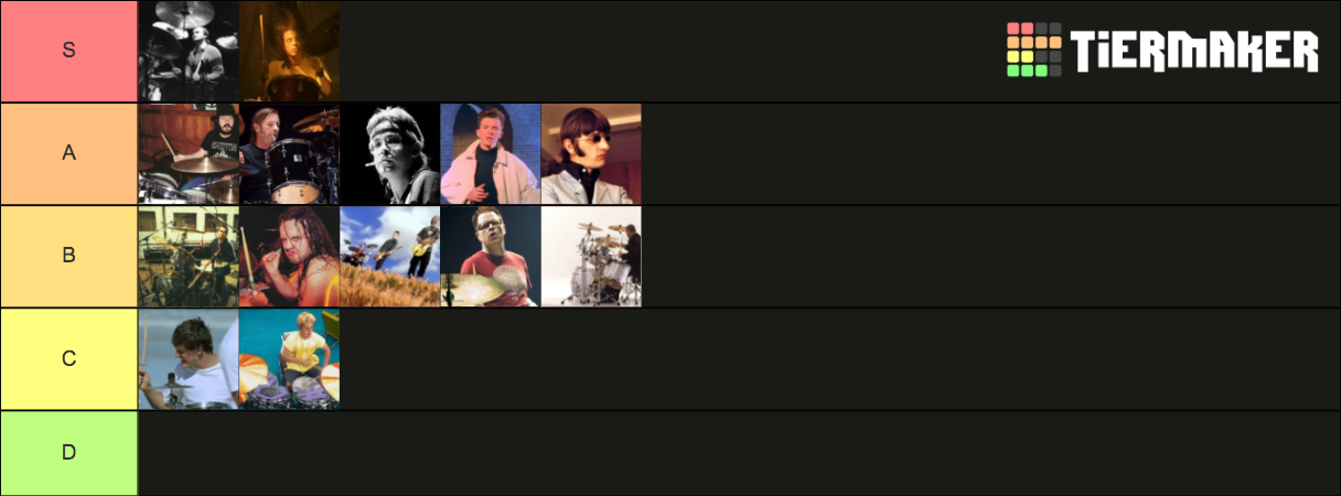 FAMOUS DRUM FILLS TIER LIST Tier List (Community Rankings) - TierMaker