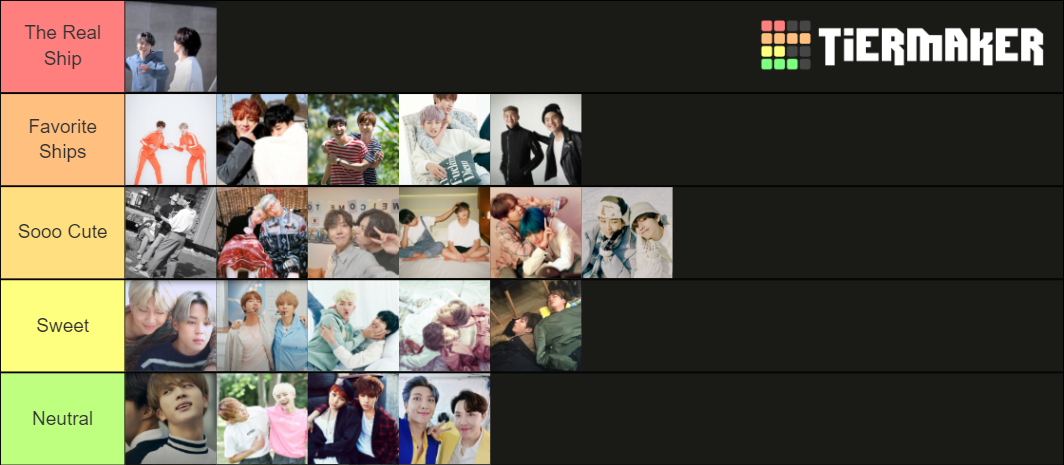 BTS Ships Tier List (Community Rankings) - TierMaker