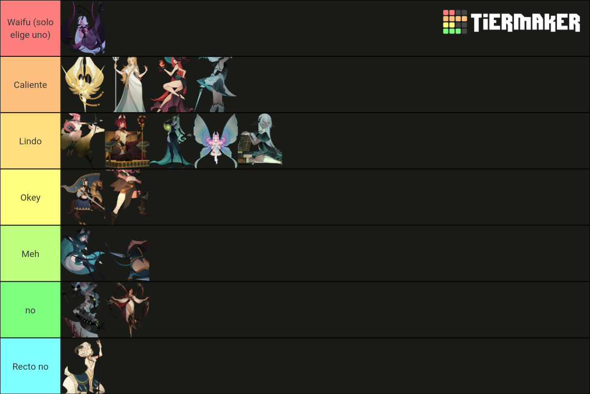AFK Arena Ladies Tier List (Community Rankings) - TierMaker