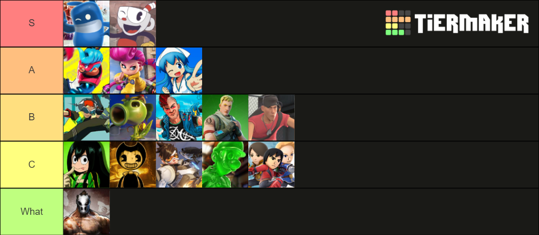 Inklings (Splatoon) Versus and Death Battle Matchups Tier List ...