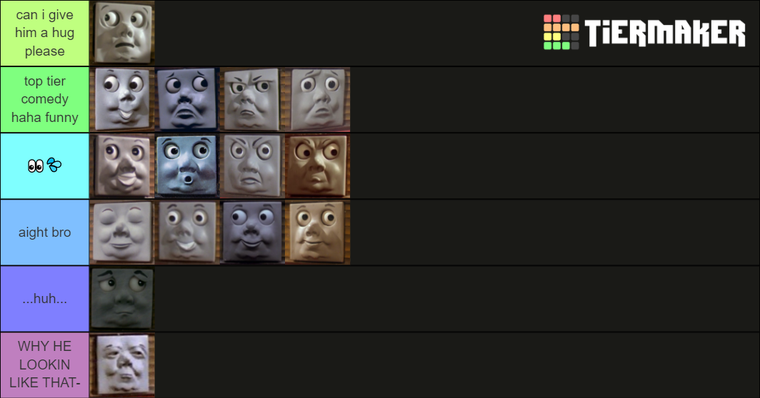 Thomas the Tank Engine Faces (Toby) Tier List (Community Rankings ...