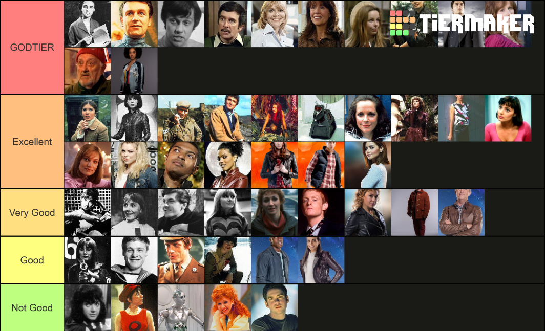 Doctor Who Companions Ranked Tier List (Community Rankings) - TierMaker