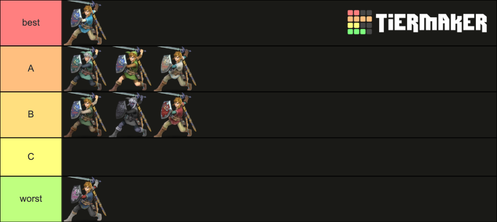 Ultimate Link alternative costumes Tier List (Community Rankings ...