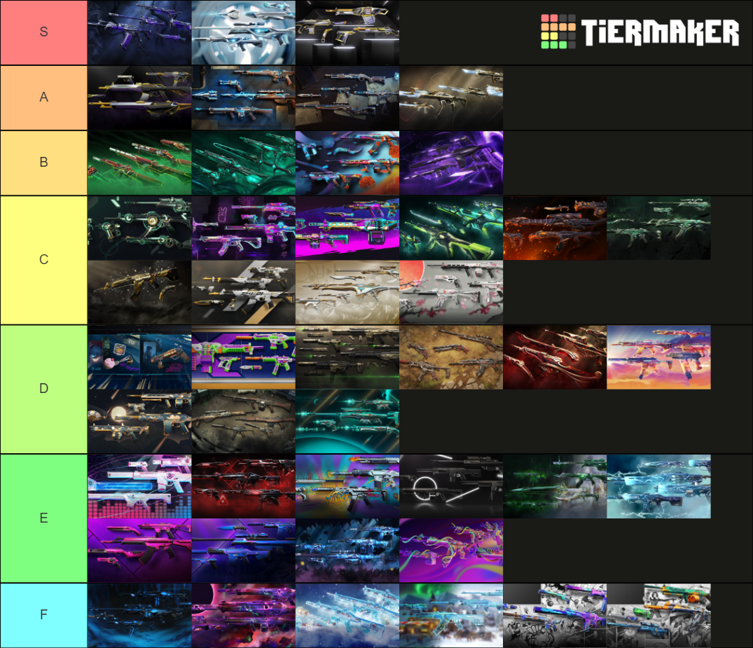 valorant skin bundles (up to tigris) Tier List (Community Rankings ...