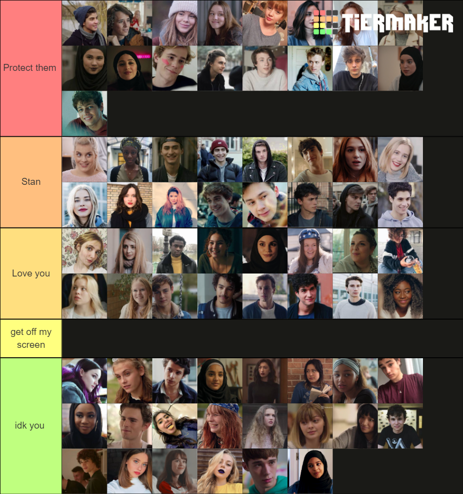 all skam remakes characters Tier List (Community Rankings) - TierMaker