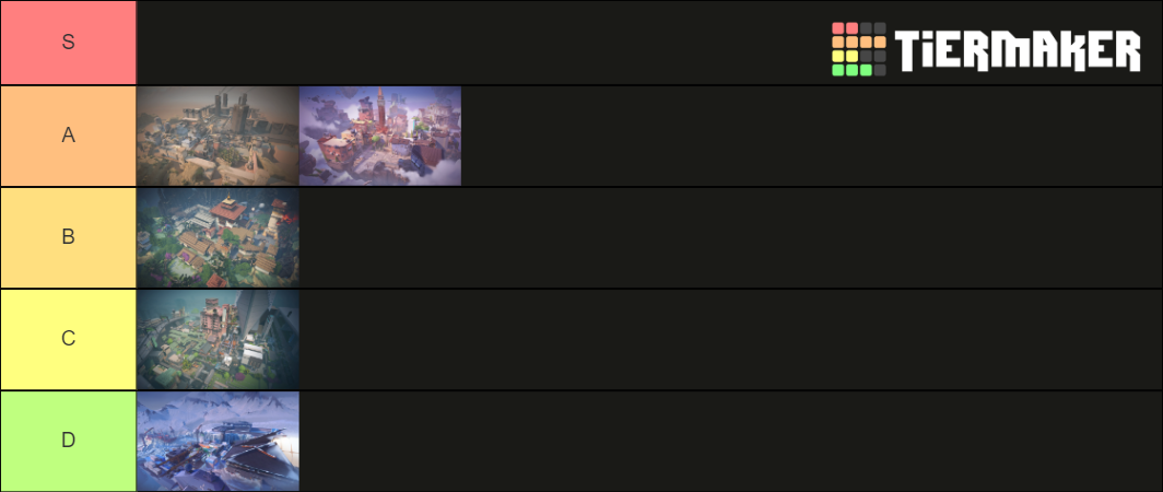 Valorant Maps Tier List (Community Rankings) - TierMaker