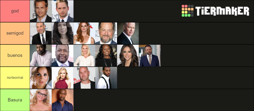 Best and Worst SUITS characters Tier List (Community Rankings) - TierMaker Best and Worst SUITS characters Tier List (Community Rankings) - TierMaker