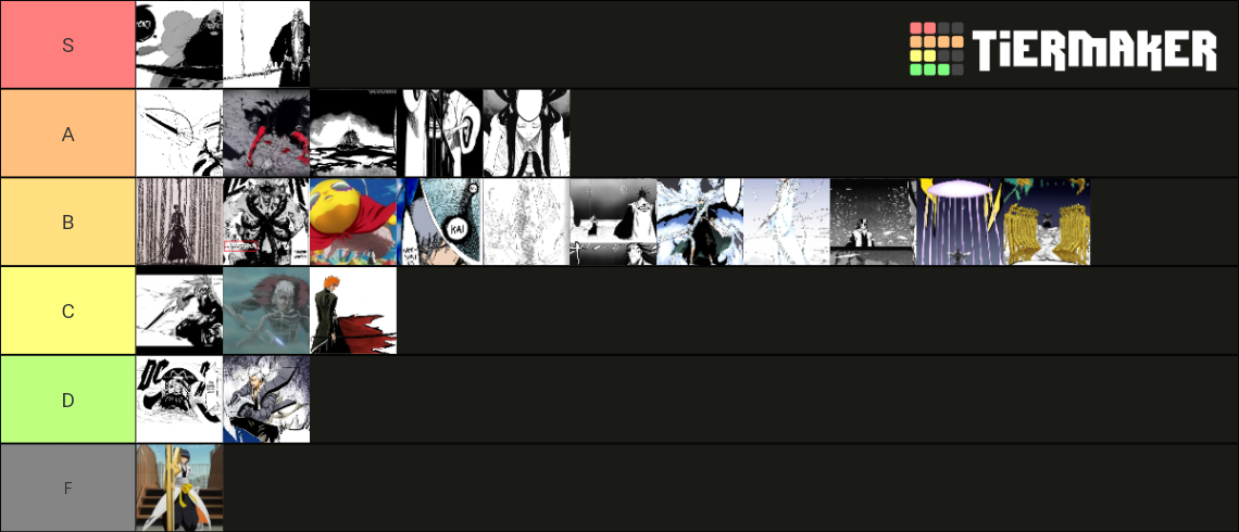 All bankai in bleach Tier List (Community Rankings) - TierMaker