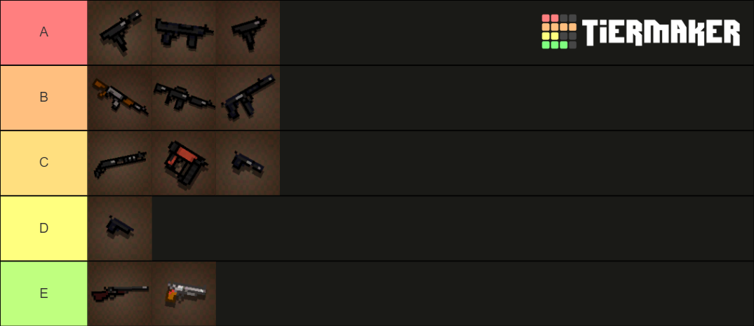 Hotline Miami 2 Guns Tier List (Community Rankings) - TierMaker