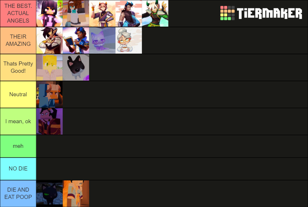 Aphmau - My Inner Demons Characters Tier List (Community Rankings ...