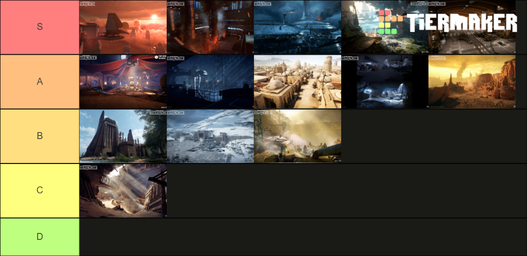 Star Wars Battlefront 2 HVV Maps Tier List (Community Rankings) - TierMaker