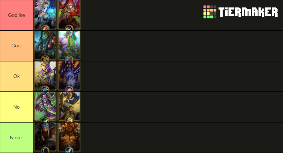 Recent Hearthstone Tier Lists TierMaker recent-hearthstone-tier-lists-tiermaker