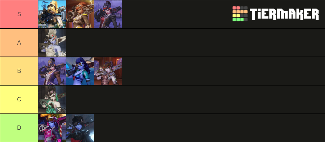 Widowmaker Skins Tier List (Community Rankings) - TierMaker