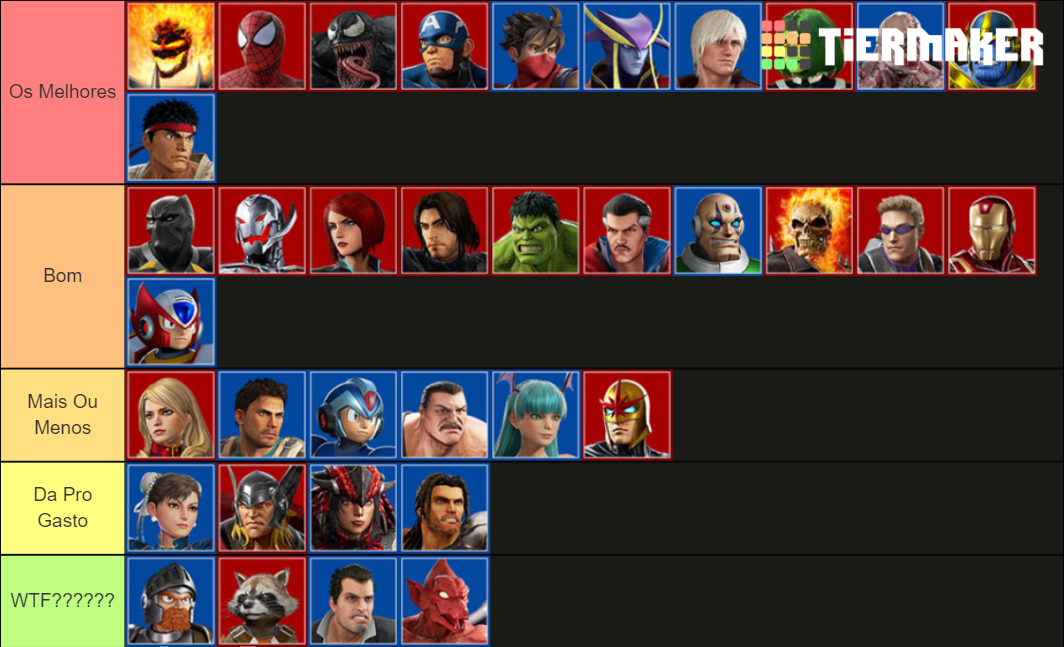 Marvel Vs Capcom: Infinite Tier List (Community Rankings) - TierMaker
