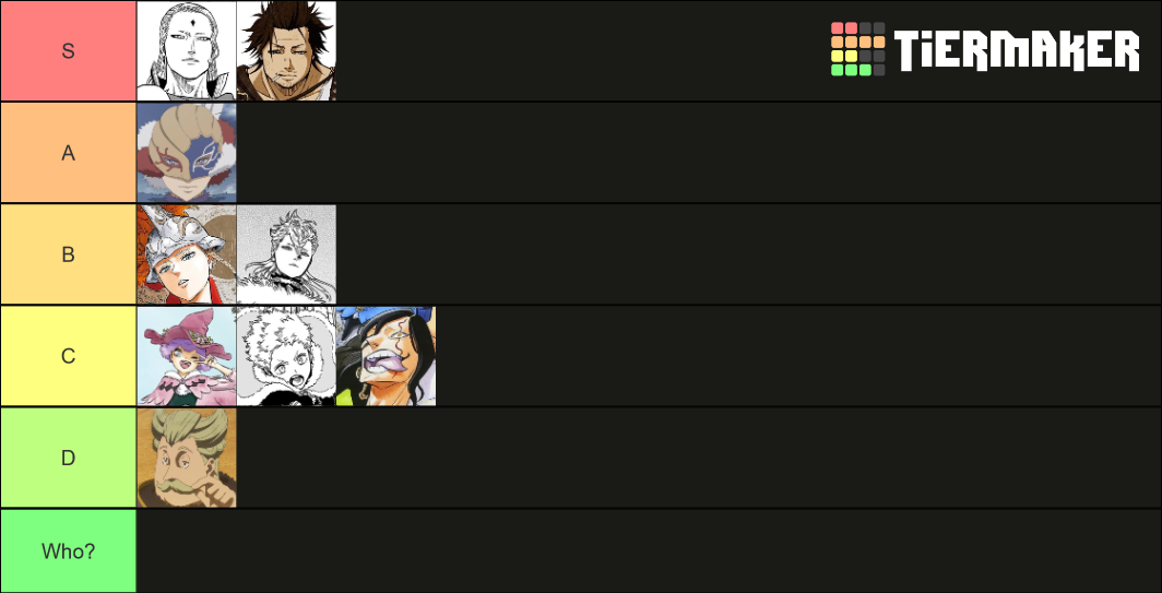 Black Clover Magic Knight Captains Tier List (Community Rankings ...