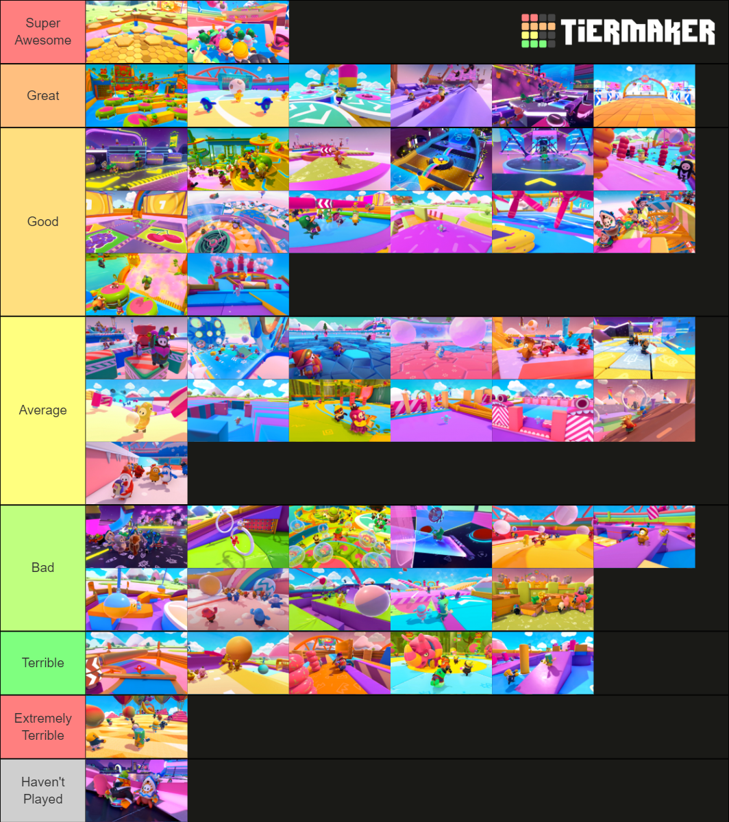Fall Guys Levels (Season 5) Tier List (Community Rankings) - TierMaker