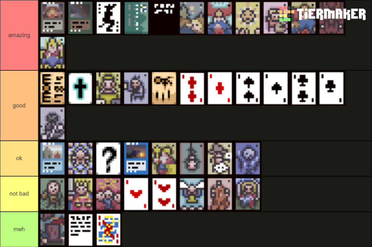 The Binding of Isaac cards rating Tier List (Community Rankings ...