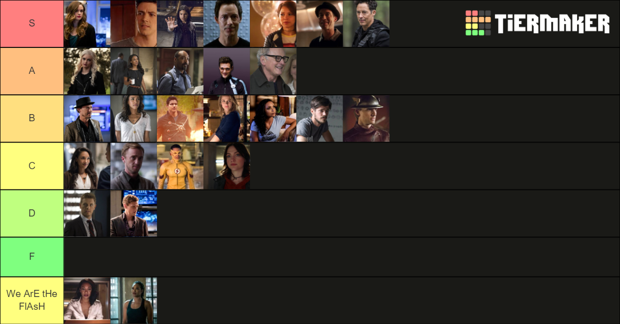 Ranking Flash Main Characters of Season 1 Tier List (Community Rankings ...