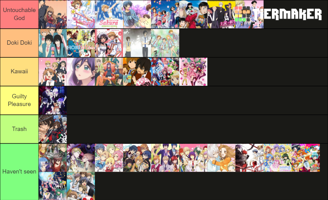 Shoujo Anime Tier List (Community Rankings) - TierMaker