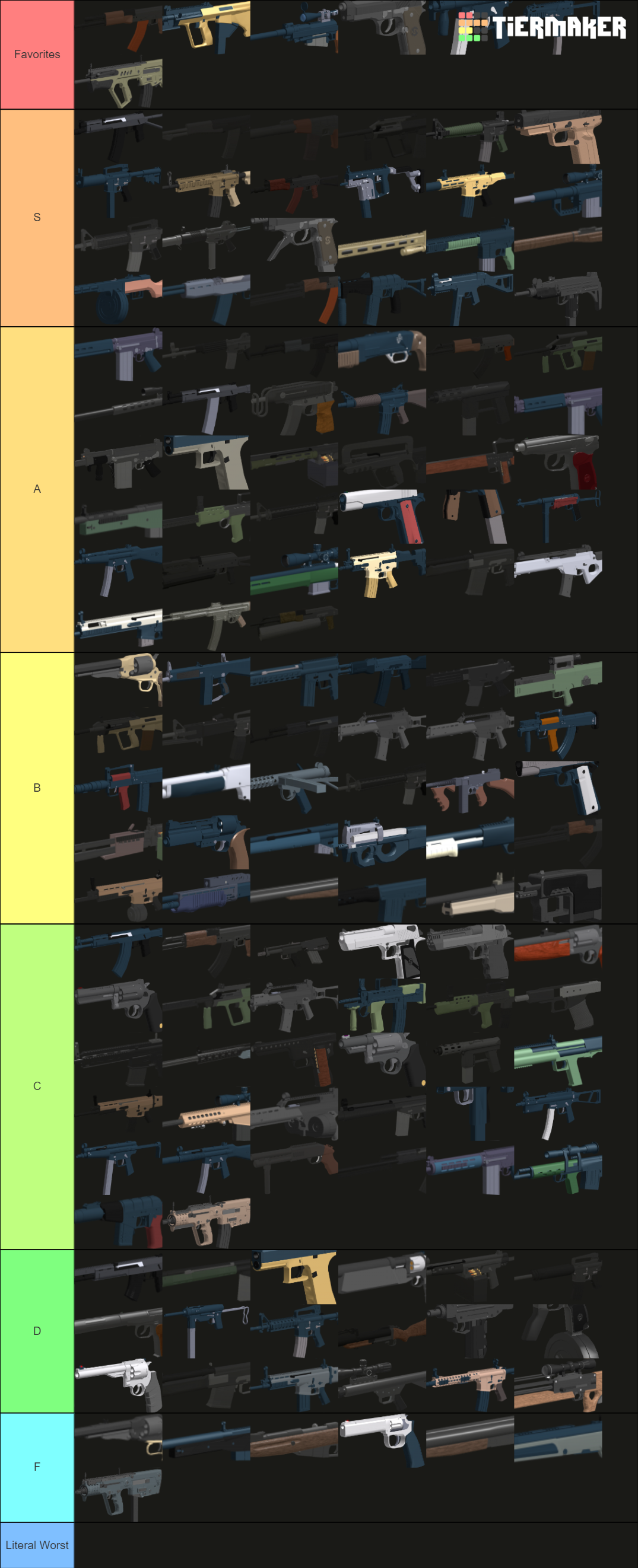 Phantom Forces Weapons 2021 Tier List (Community Rankings) - TierMaker