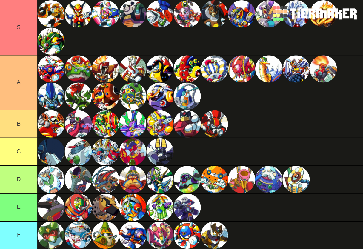 All Megaman X mavericks Tier List (Community Rankings) - TierMaker