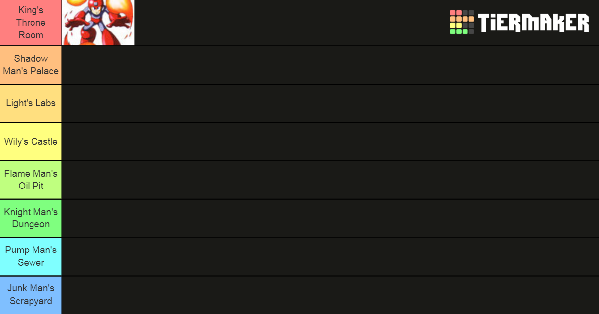 Mega Man Special Weapons Ranked Tier List (Community Rankings) - TierMaker
