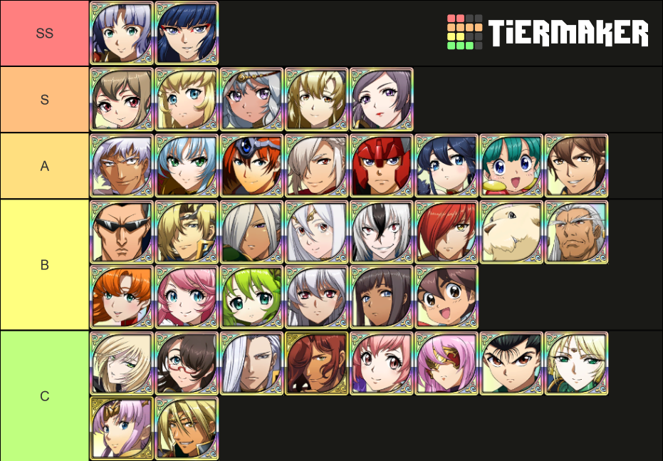 Langrisser Mobile 2021/06 Tier List (Community Rankings) - TierMaker
