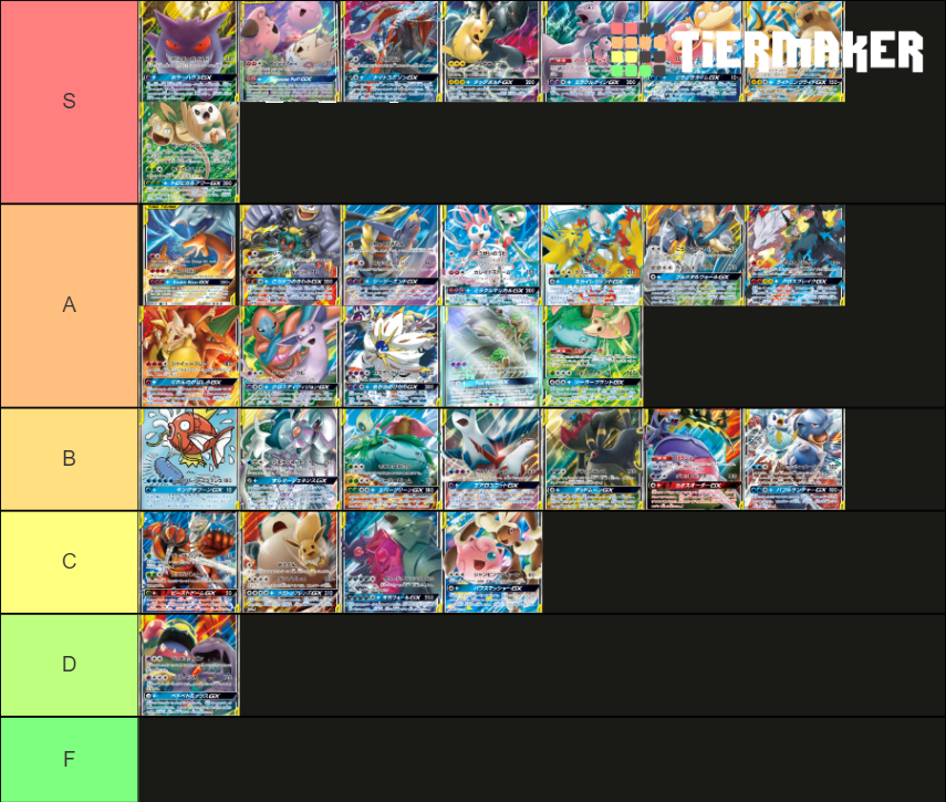 Tag Team GX Pokemon Tier List (Community Rankings) - TierMaker