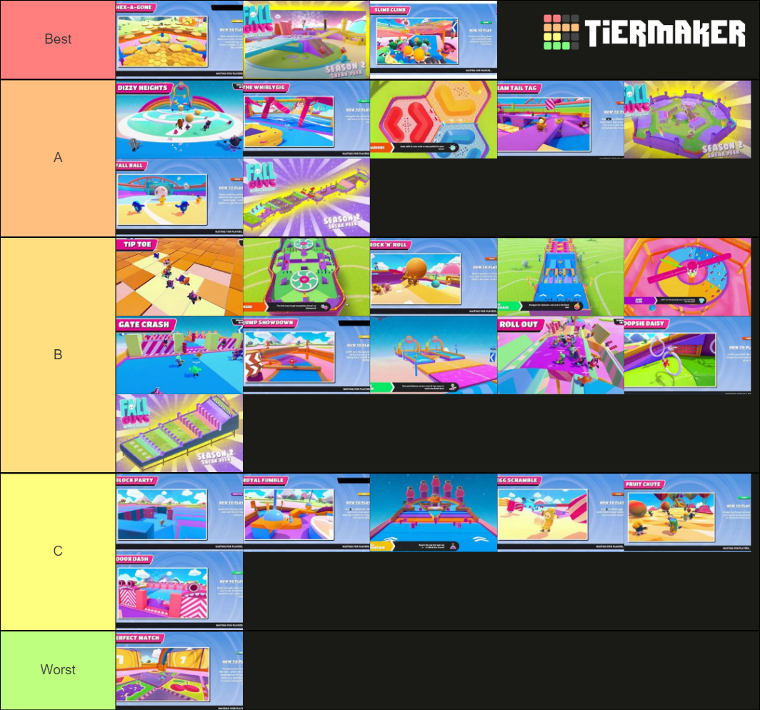 Fall Guys Tier List (Community Rankings) - TierMaker