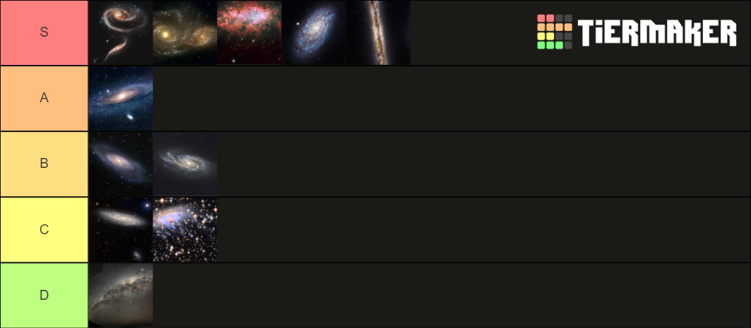 Galaxy Tier List (Community Rankings) - TierMaker