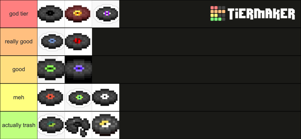 minecraft discs Tier List (Community Rankings) - TierMaker
