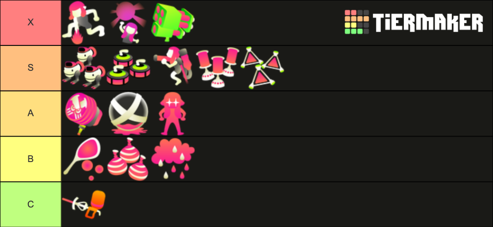 Splatoon 2 Specials Tier List (Community Rankings) - TierMaker